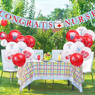 2021 Nursing Graduation Decorations 32 Pcs Nursing Balloons/Nursing ...