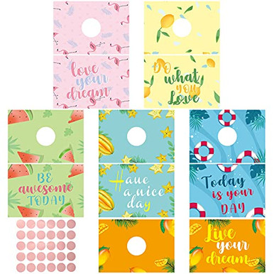120 Pieces DIY Scratch Off Cards Summer Themed Prizes Blank Present ...
