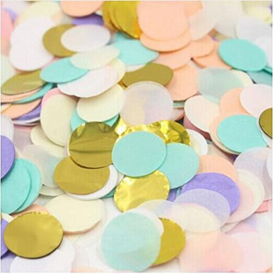 Since 600pieces 2 Inch Pastel Confetti for Wedding Table Decoration ...