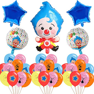 35Pcs Plim Plim Party Supplies Plim Plim Balloons 12" Latex Balloons ...