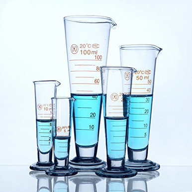 Erlenmeyer Flasks Conical Measuring Cup Volumetric Flasks Glass Scale ...