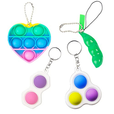 FINESTIC Mini Push Pops Bubble Sensory Simple Dimple Fidget Toys ...