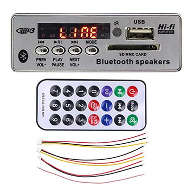 Queen.Y DC 12V MP3 Player Decoder Board Audio Module with BT Module ...