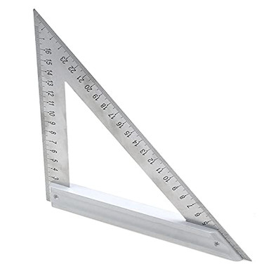 Tulead Triangle Ruler Stainless Steel 90 Degree Triangle Ruler Drawing ...