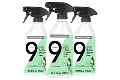 9 Elements Bathroom Cleaner Eucalyptus Multi Surface Shower Tub and ...