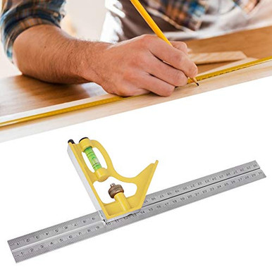 Adjustable Stainless Steel T Square Combination Square 12 Inch Combo ...
