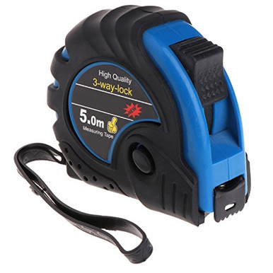 luosh Retractable Tape Measure 3-Way-Lock Metric Rubber Measuring Tape ...