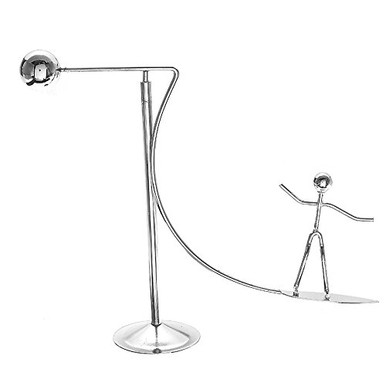 Pukido Newton's Cradle Metal Dynamic Balancing Instrument Doll Man ...