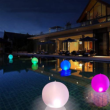13 Colors 16'' LED Beach Ball Inflatable Glow Ball Hot Tub Glowing ...