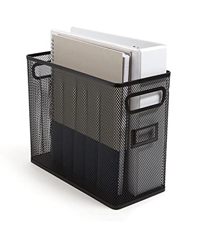 TRU RED TR57550-CC Wire Mesh File Organizer Matte Black -TR57550 ...