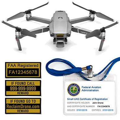 Mavic 2 Pro | Zoom Drone - FAA Drone Identification Bundle - Labels -3 ...