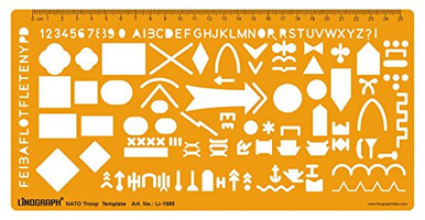 Linograph NATO Troop Army Tactical Maps Template Drawing Drafting ...