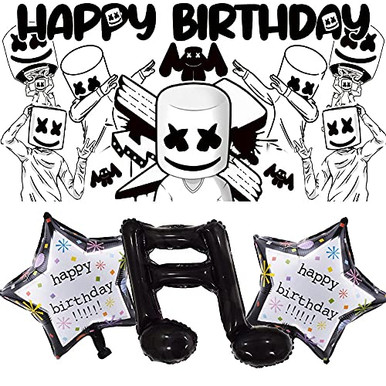 DJ Marshmello Party Supplies | Decorations | Balloons | For Boys ...