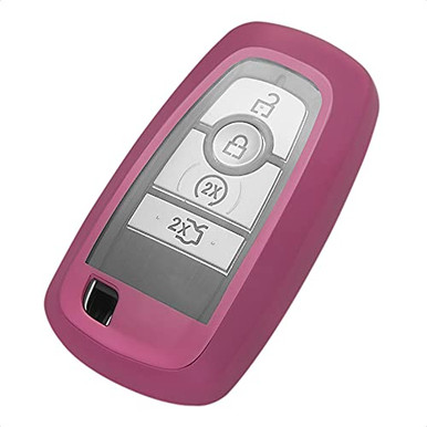 TANGSEN Key Fob Case Pink TPU Cover for Ford Edge Fiesta Focus ST ...