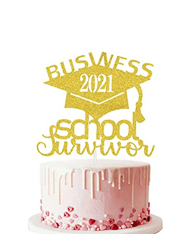 Business School Survivor Cake Topper MBA Class of 2021 Congrats 2021 ...
