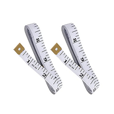 Soft Tape Measure 2 PCS Double Scale Body Sewing Flexible Ruler for ...