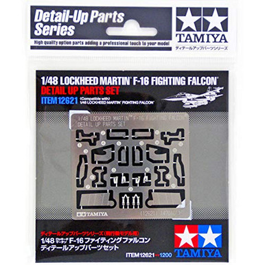Tamiya 12621 Photo-Etched Detail Set for Tamiya 61101 1:48 Scale F-16 ...