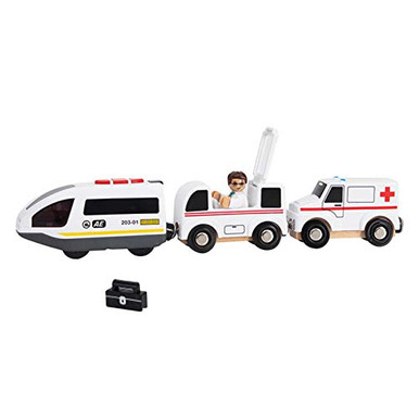 HEYJUDY Battery Operated Train Magnetic Electric Train Railcar Toy Safe ...