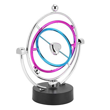 LZKW Perpetual Motion Toy 8.7X9.4X4.3Inch Innovative Battery Powered ...