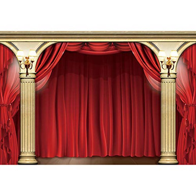 DORCEV 5x3ft Theater Stage Backdrop Talent Show Stage Photography ...
