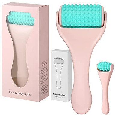 2 Pieces Fascia Muscle Roller Facial Rollers Massager Face and Eye ...