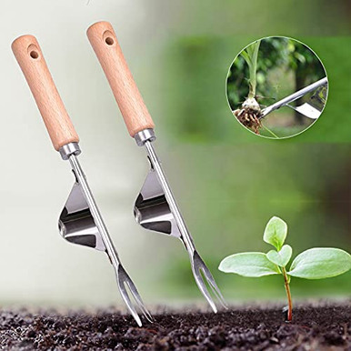 2Pack Manual Garden Hand Dandelion Weeder Tool Stainless Steel ...