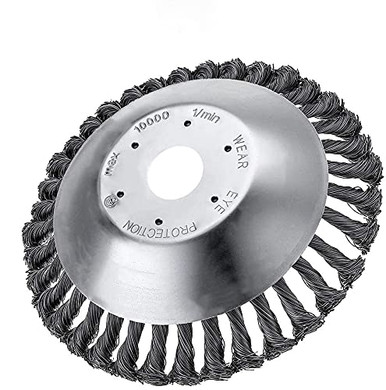 SI FANG 8 Inch Steel Wire Wheel Brush Cutter Strimmer ...