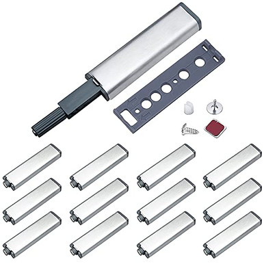Magnetic Push Latches for Cabinets Jiayi 12 Pack Push to Open Cabinet ...