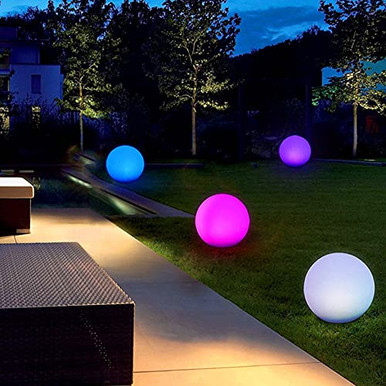 Floating Pool Light Ball with Remote - 24'' Inflatable LED Ball Lights ...
