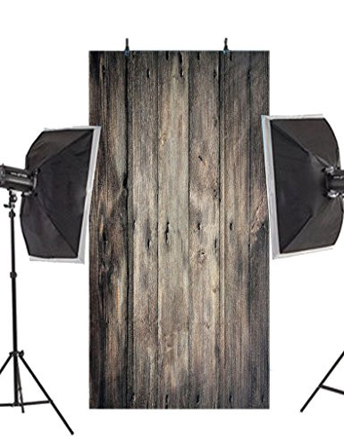 Lelinta Wood Wall Floor Lfeey 3x5ft Vinyl Thin Photography Background ...