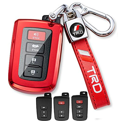 Key Fob Cover Case for Toyota TRD Sequoia Tundra Tacoma 4Runner Land ...