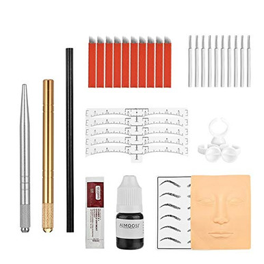 Eyebrow Microblading Kit Beginners Eyebrow Permanent Makeup Set With ...