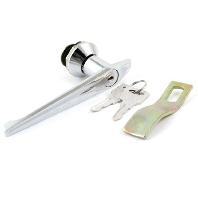 uxcell Recessed Rotary Handle File Cupboard Cabinet Metal Door Lock w 2 ...