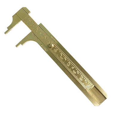 Ecojoin- Brass CALIPER Sliding Vernier Ruler Gauge Gem Tool Bead ...