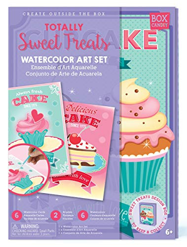 BOX CANDIY Totally Treats Bake Shoppe Watercolor Art Set in Keepsake ...