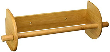 Home Basics Bamboo Wall Mounted Paper Towel Holder - Warehousesoverstock