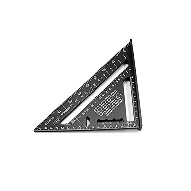 Triangle Square Ruler 7 Inch/12 Inch Cast Aluminum Profile Square Ruler ...