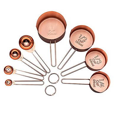 Measuring Cups and Spoons with Graduated MeasuringPouring Spoons and ...