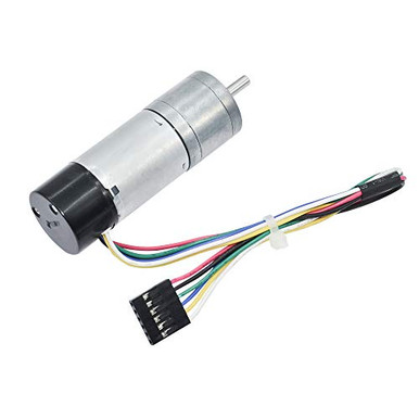 Azssmuk Quadrature Encoder Metal Geared Motor DC 12V 80RPM for ...