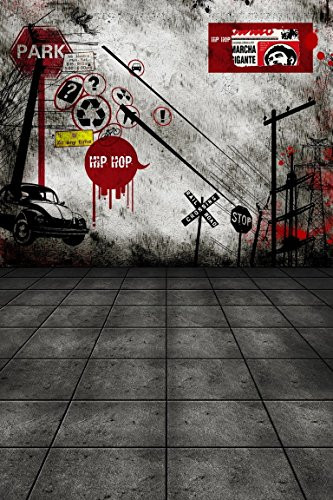 A.Monamour Dark Dirt Stain Floor Grunge Concrete Wall Sign Punk Street ...