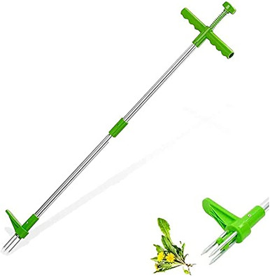Standing Plant Root Remover Tool39" Long Handle with High Strength Foot ...