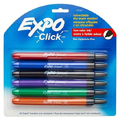SAN1751667 - Expo Click Dry Erase Markers - Warehousesoverstock