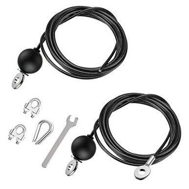 2PCS Replacement Gym Cables Include 1.8M and 2M Fixed Cable 3M ...