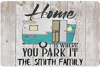 Tvrcaku Camper Signs Retro-Looking Personalized Camper Van Decor ...
