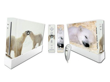 Vinyl Decal Skin/stickers Wrap for Nintendo Wii Console plus Remote ...