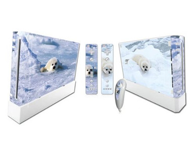 Vinyl Decal Skin/stickers Wrap for Nintendo Wii Console plus Remote ...