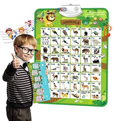Electronic Interactive Talking Wall Chart with Animal LearningMusic ...
