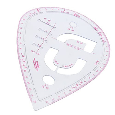 BOLORAMO Curve Shaped Measure Ruler Multipurpose Easy to Read Bendable ...