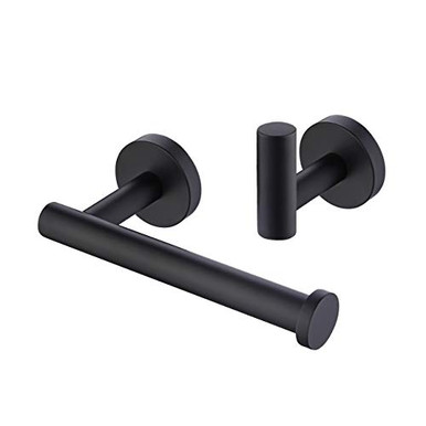 KES Bathroom Accessories Hardware Set Toilet Paper Holder and Robe ...