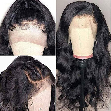 Wavy Long Black Wigs For Black Women Long Wavy Black High Temperature ...